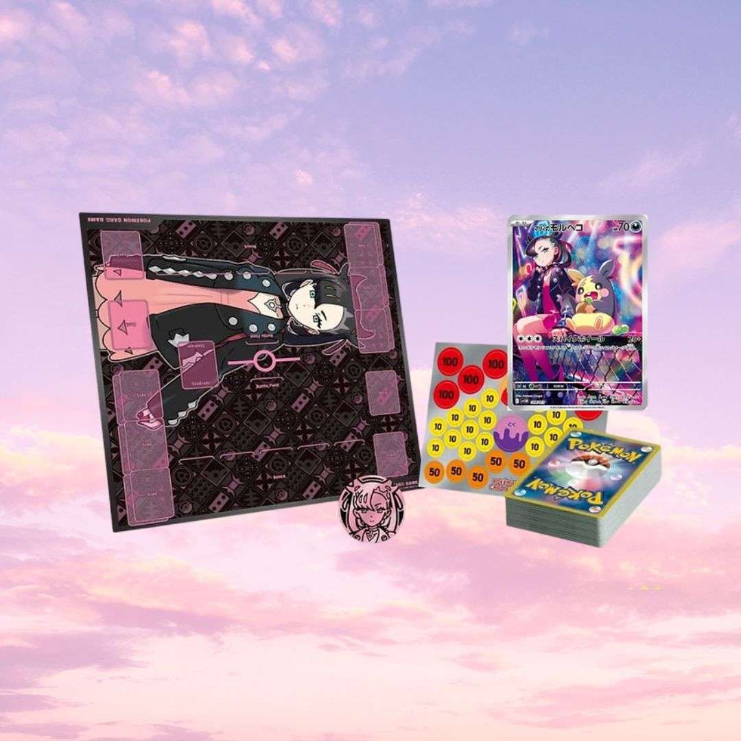 Pokemon Marnie's Morpeko and Grimmsnarl ex Japanese Starter Set